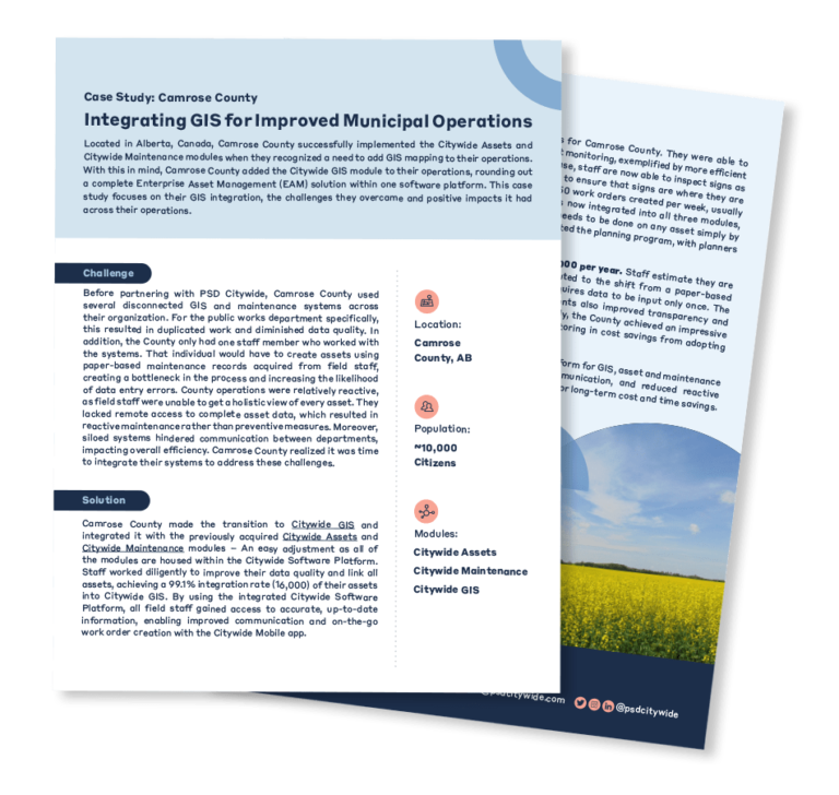 Enterprise GIS Software & GIS System Solutions | PSD Citywide